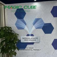China Hexagonal Recycled Polyester Acoustic Panels - Colorful, Eco-Friendly Sound Absorbing Tiles For Cafes & Creative Offices for sale
