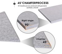 China Soundproof Polyester Fiber Acoustic Panel Offering Superior Noise Control And Enhanced Speech Clarity In Public Spaces for sale