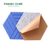 China Eco Friendly Hexagon Acoustic Panel Designed To Improve Sound And Reduce Echo In Theaters Studios And Audi for sale