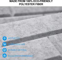 China Class A Fire Rated Recycled PET Acoustic Panels - Safe Soundproof Panels For Media & Home Cinema Rooms for sale