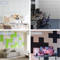 China Class A Fire Rated Recycled PET Acoustic Panels - Safe Soundproof Panels For Media & Home Cinema Rooms for sale