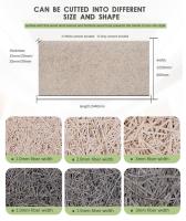 China Easy Installation 20mm Thickness Acoustic Panels with Nails and 600-630kg/M3 Density for sale