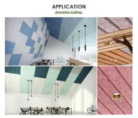China Easy Installation 20mm Thickness Acoustic Panels with Nails and 600-630kg/M3 Density for sale