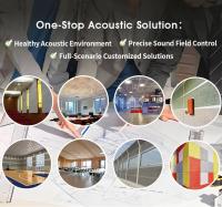 China 15mm/ 20mm/ 25mm/ 35mm Thickness Custom Colors Wood Wool Sound Absorption Acoustic Panels for sale