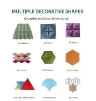 China Customizable 3D Acoustic Panel for Acoustic Solutions in Interior Space and Environment for sale