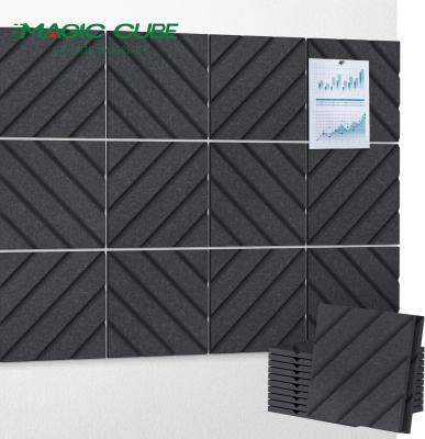 China Polyester Fiber Acoustic Panel Offering Excellent Thermal Insulation Alongside Acoustic for sale