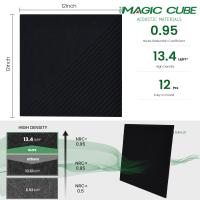China Lightweight Polyester Fiber Acoustic Panel Providing Noise Reduction And Sound Absorption In Gym for sale