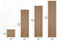 China 100% PET Akupanel Wooden Slat Wood Wall Panel Recyclable Eco-Friendly Sound Absorption for sale