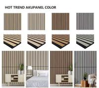 China Studio Equipment Black 3d Composite Panel Wooden Wall Decor Interior Slat Sound Proof Wall Akupanel Acoustic Panels for sale