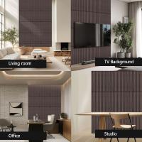 China 9mm/12mm Thickness Polyester Sound Absorption Acoustic Panel for Room Decoration for sale
