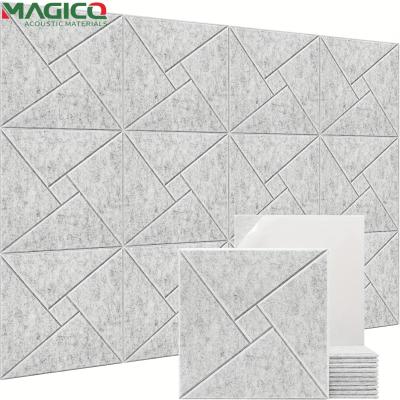 China Polyester Fiber Acoustic Panel Sound Absorbing Panel Engineered For Media Production Facilities for sale