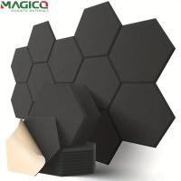 China Customizable Polyester Fiber Acoustic Panel Available In Various Sizes And Thicknesses for sale