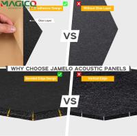 China Customizable Polyester Fiber Acoustic Panel Available In Various Sizes And Thicknesses for sale