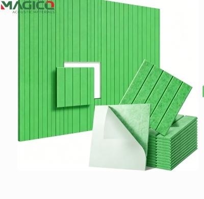 China Environmentally Friendly Polyester Fiber Acoustic Panel Manufactured From Recycled Materials for sale