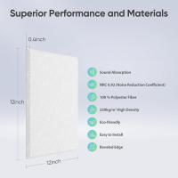 China Innovative Polyester Fiber Acoustic Panel Featuring Enhanced Porosity  To Sound Absorption Efficiency for sale