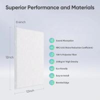 China Self Adhesive Polyester Sound Absorption Panel Easy Installation for Wall and Ceiling for sale