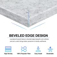 China High Density 9/12/24mm Thickness Polyester Sound Absorber Acoustic Panels PET Acoustic Panels Felt for sale