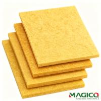 China Nursery Yellow Acoustic Panel Manufactured From Durable Materials To Provide Sound Absorption Solutions for sale