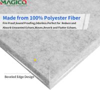 China Acoustic Treatment Polyester Fiber Acoustic Panel Providing Superior Noise Absorption In Office for sale