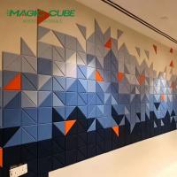 China Innovative Polyester Fiber Acoustic Panel Offering Sound Absorption For Meeting Room for sale
