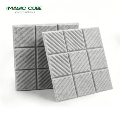 China Polyester Fiber Acoustic Panel Fire Retardant Sound Absorbing Panel Offering Superior Noise Reduction for sale