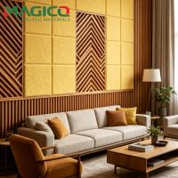 China Grade Polyester Fiber Acoustic Panel Engineered For Acoustic Treatment In Childhood Centers for sale