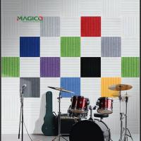 China Flexible Polyester Fiber Acoustic Panel Suitable For Temporary Installations And Portable Acoustic Treatments for sale