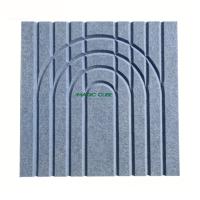 China Fire Resistant Polyester Fiber Acoustic Panel Suitable For Acoustic Treatment In Physical Therapy Rooms for sale