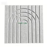 China Flexible Polyester Fiber Acoustic Panel Suitable For Various Acoustic Applications for sale