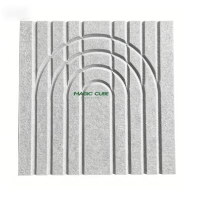 China Flexible Polyester Fiber Acoustic Panel Suitable For Various Acoustic Applications for sale