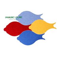 China Flexible Polyester Fiber Acoustic Panel Designed For Easy Cutting Shaping In Story Corners for sale