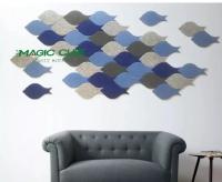 China Flexible Polyester Fiber Acoustic Panel Designed For Easy Cutting Shaping In Story Corners for sale
