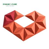 China Flexible Polyester Fiber Acoustic Panel Suitable For Installation In Gallery To Improve Sound for sale