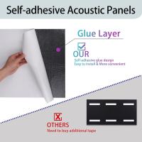 China Durable Polyester Fiber Acoustic Panel Designed To Reduce Echo In Offices Studio for sale