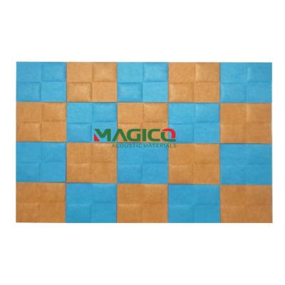 China 3D Polyester Fiber Acoustic Panel Suitable For Creative Acoustic Solutions In Contemporary Walls. for sale