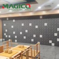 China 3D Polyester Fiber Acoustic Panel Suitable For Creative Acoustic Solutions In Contemporary Walls. for sale