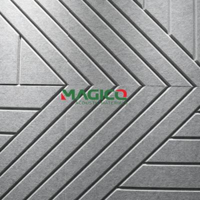 China Soundproofing Polyester Fiber Acoustic Panel Designed To Reduce Noise In Office for sale
