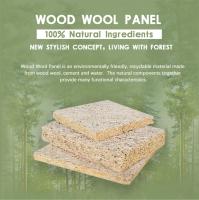 China Factory Delivered 15mm/20mm Thickness Conference Room Sound Absorbing  Wood Wool Wall Panels for sale