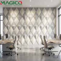China Durable Polyester Fiber Acoustic Panel Designed To Improve Sound Reduce Echo In Cafe Backdrops for sale