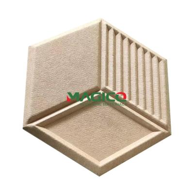 China Sound Absorbing Polyester Fiber Acoustic Panel Designed To Enhance Acoustic Comfort In Open Office for sale