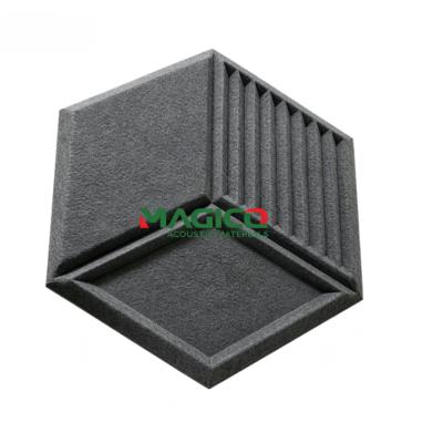 China Fire Resistant Polyester Fiber Acoustic Panel Noise Reduction Solutions For Public for sale