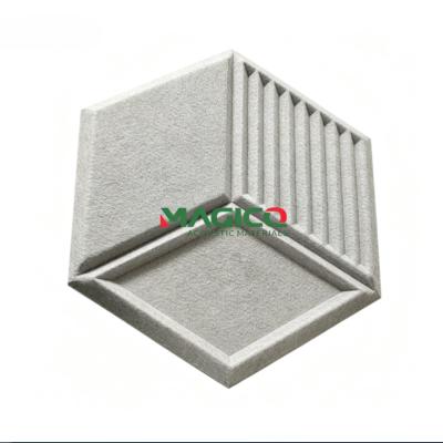 China Acoustic Treatment Polyester Fiber Acoustic Panel Designed To Optimize Sound In Urban Environments for sale