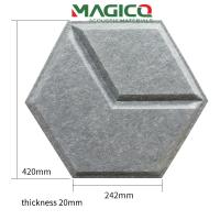 China Eco-Friendly Acoustic Panel Made From Recycled Materials Supporting Sustainable Building Practices for sale