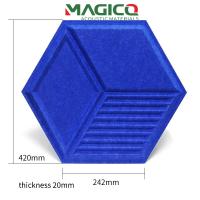 China Fire Resistant Polyester Fiber Acoustic Panel Noise Reduction Solutions For Public for sale