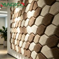 China Noise Reducing Polyester Fiber Acoustic Panel Ideal For In Open Workspaces To Improve Concentration for sale