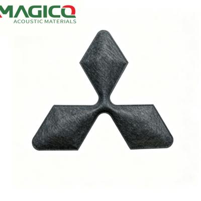 China High Density Polyester Fiber Acoustic Panel Designed To Improve Acoustic In Public Spaces for sale