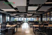 China Fiberglass Acoustic Wool Ceiling Tile for Modern and Environmentally Conscious Design for sale