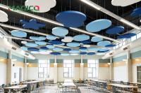 China Customization Fiberglass Insulation for Bathroom Eco-Friendly Beast Design Ceiling Tile for sale