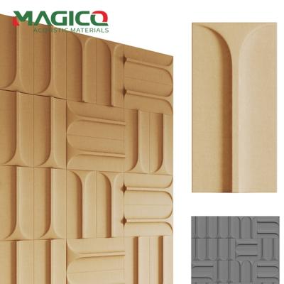 China Polyester Fiber Acoustic Panel Engineered For Quick Installation In Busy Space for sale