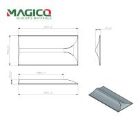 China Versatile Soundproof Polyester Fiber Acoustic Panel Designed To Improve Room Acoustics In Workspaces for sale